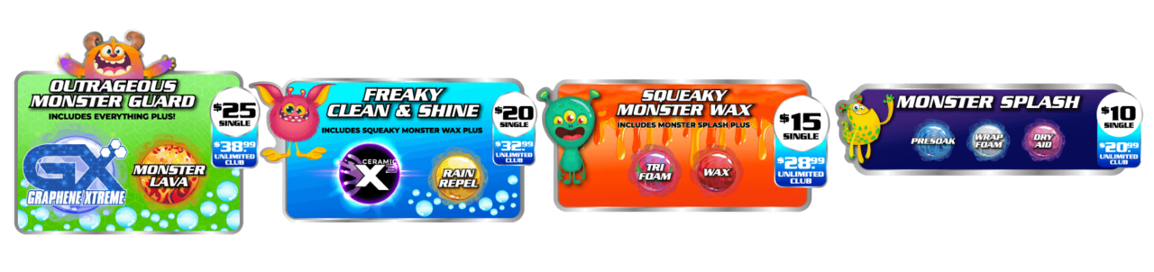 Homepage - Monster Car Wash